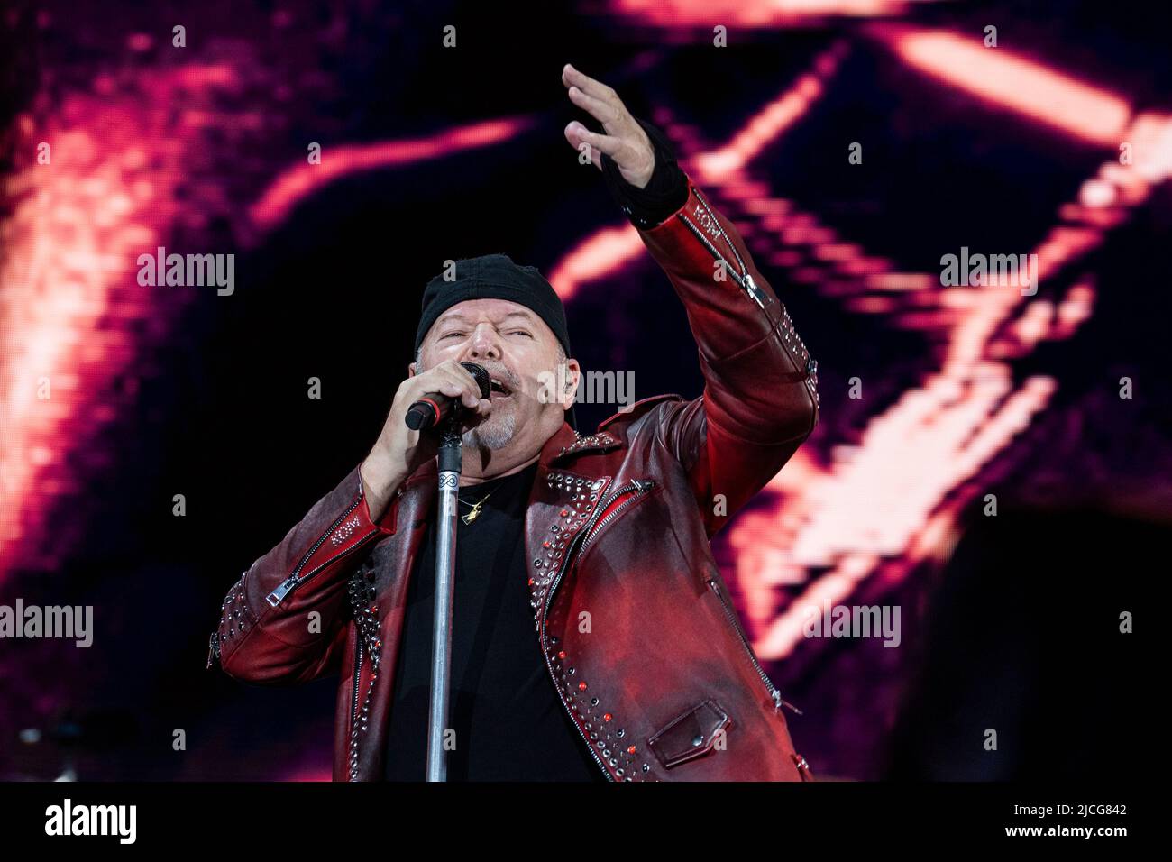 Rome, Italy. 11th June, 2022. Italian singer, Vasco Rossi performs live ...