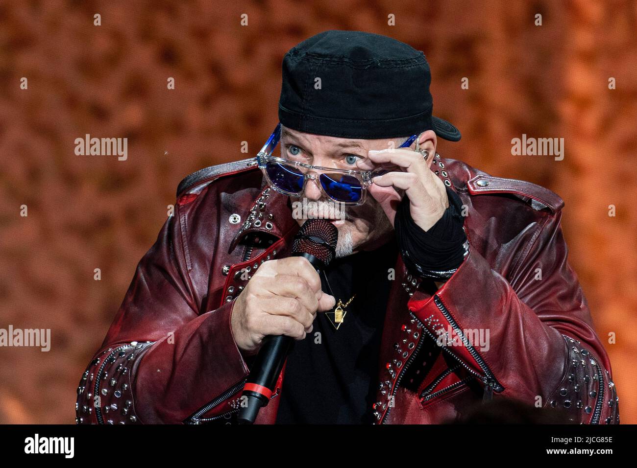 Italian singer, Vasco Rossi performs live on stage at Circo Massimo in ...