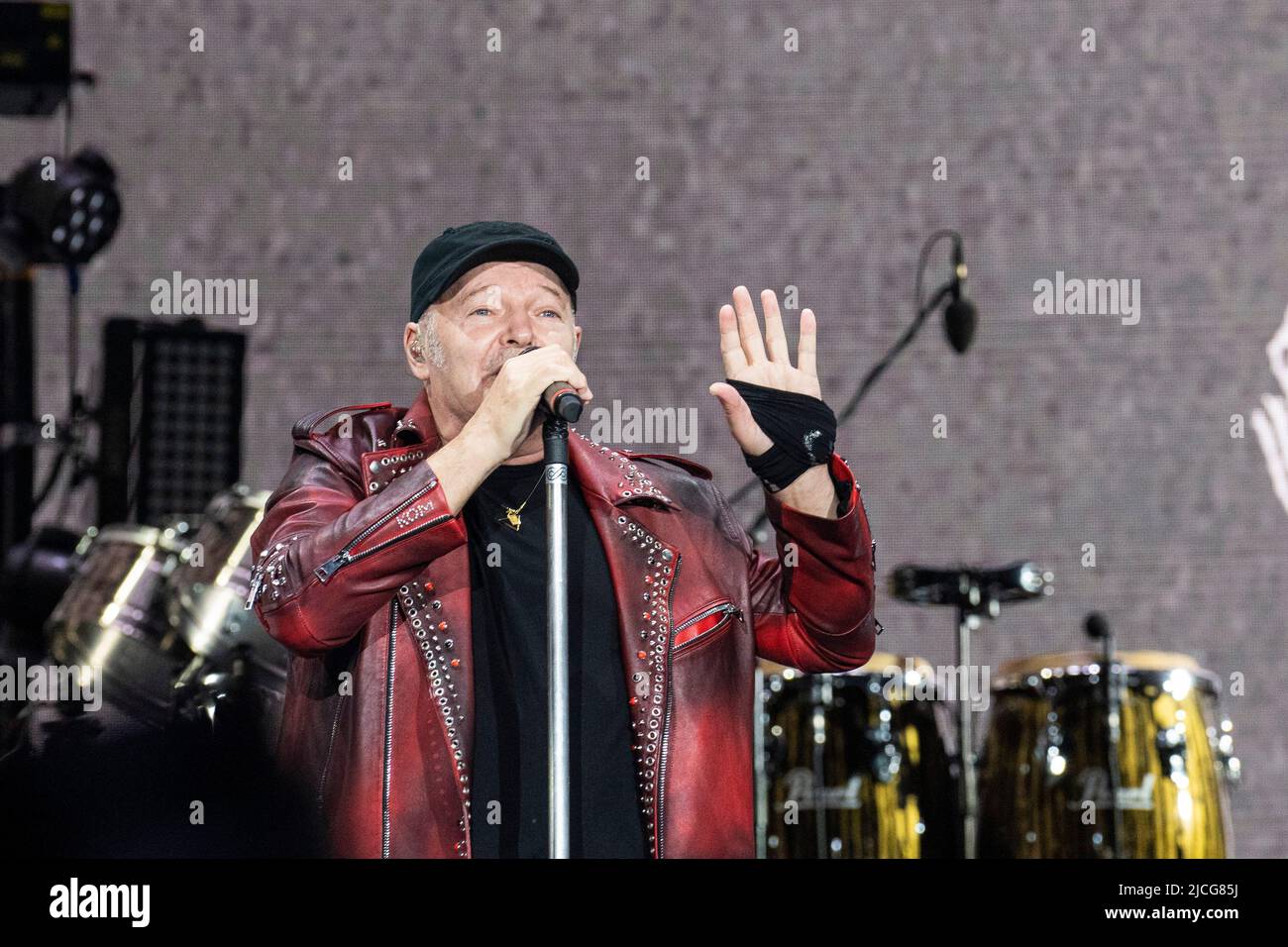 Italian singer, Vasco Rossi performs live on stage at Circo Massimo in ...