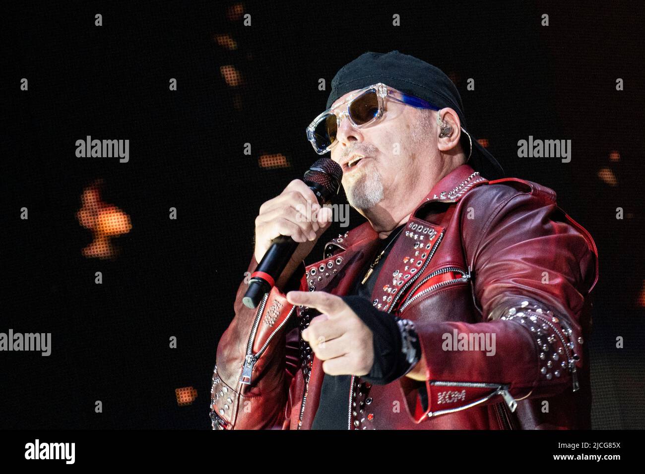 Italian singer, Vasco Rossi performs live on stage at Circo Massimo in ...