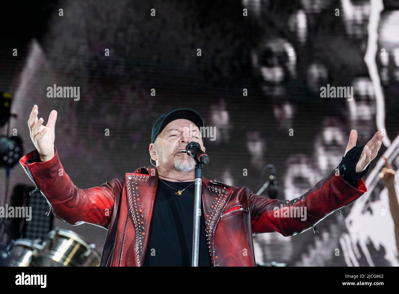Italian singer, Vasco Rossi performs live on stage at Circo Massimo in ...