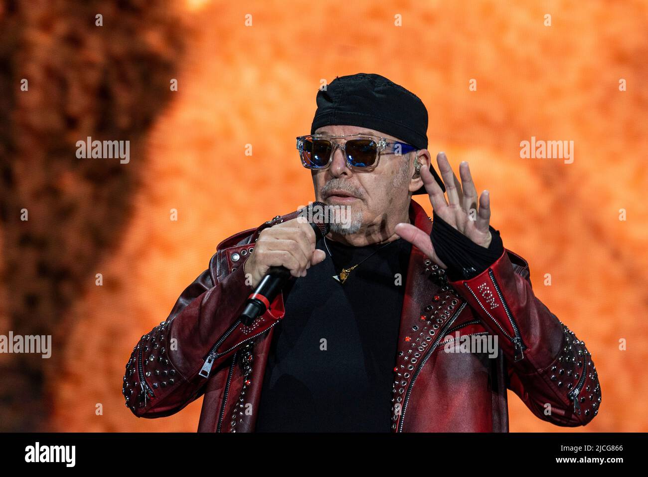 Italian singer, Vasco Rossi performs live on stage at Circo Massimo in ...