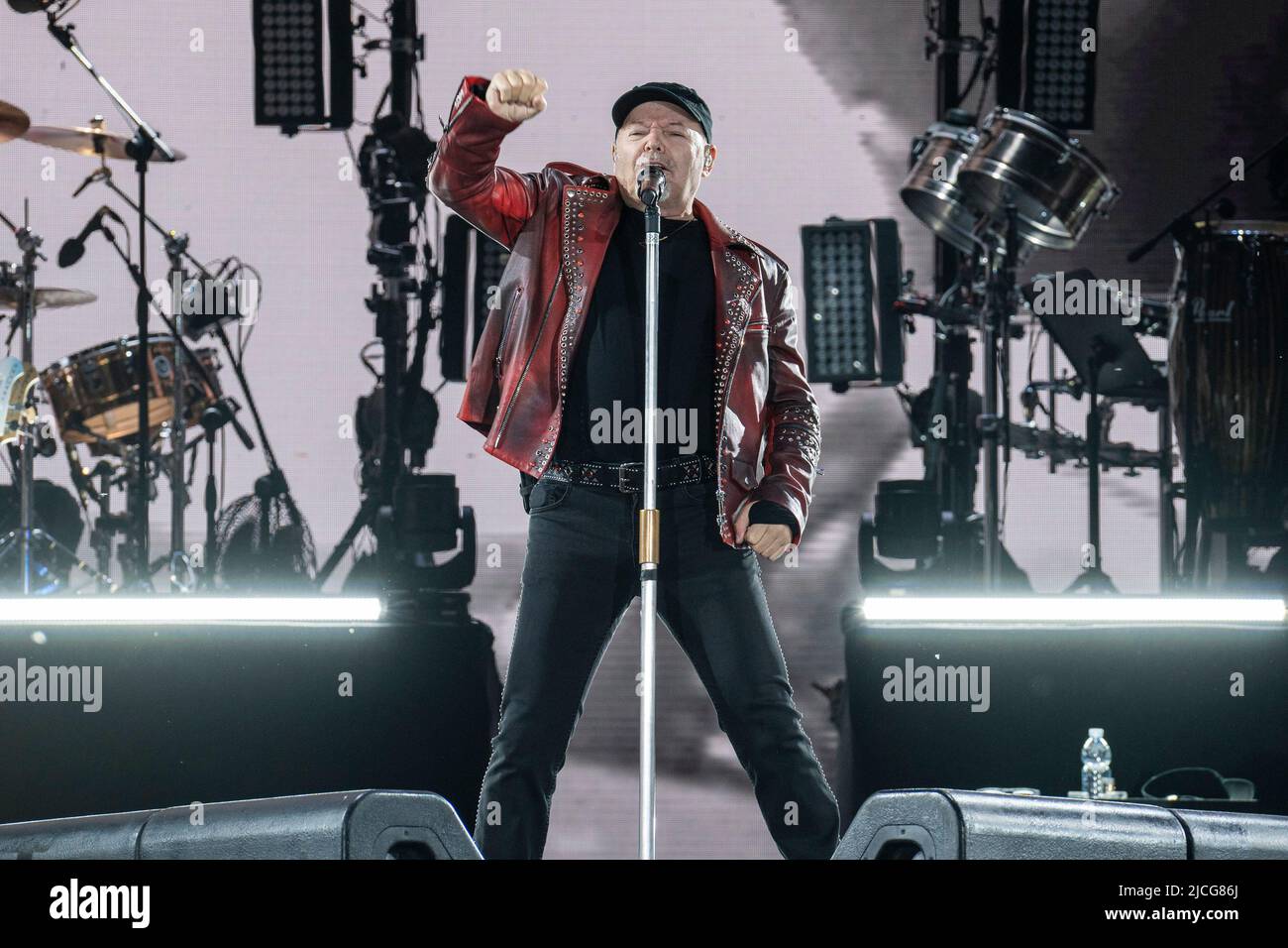 Italian singer, Vasco Rossi performs live on stage at Circo Massimo in ...