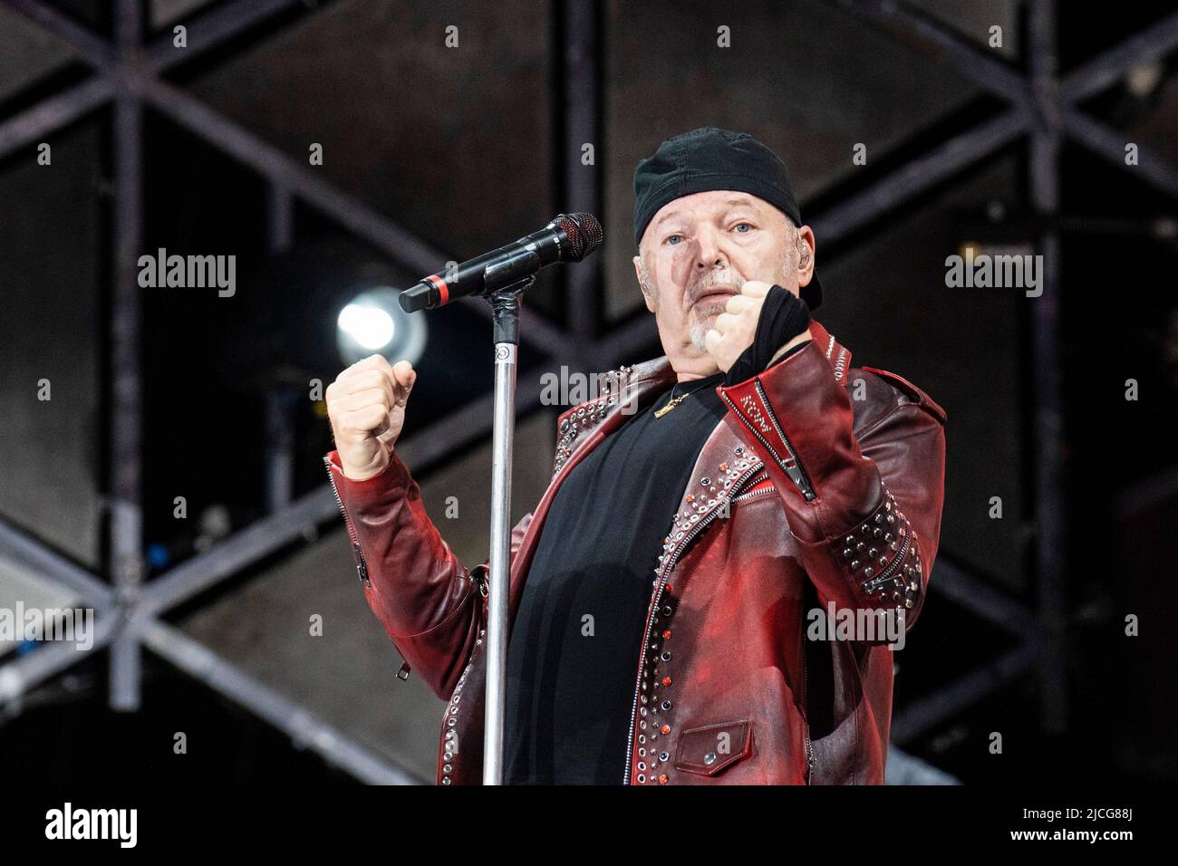 Italian singer, Vasco Rossi performs live on stage at Circo Massimo in ...