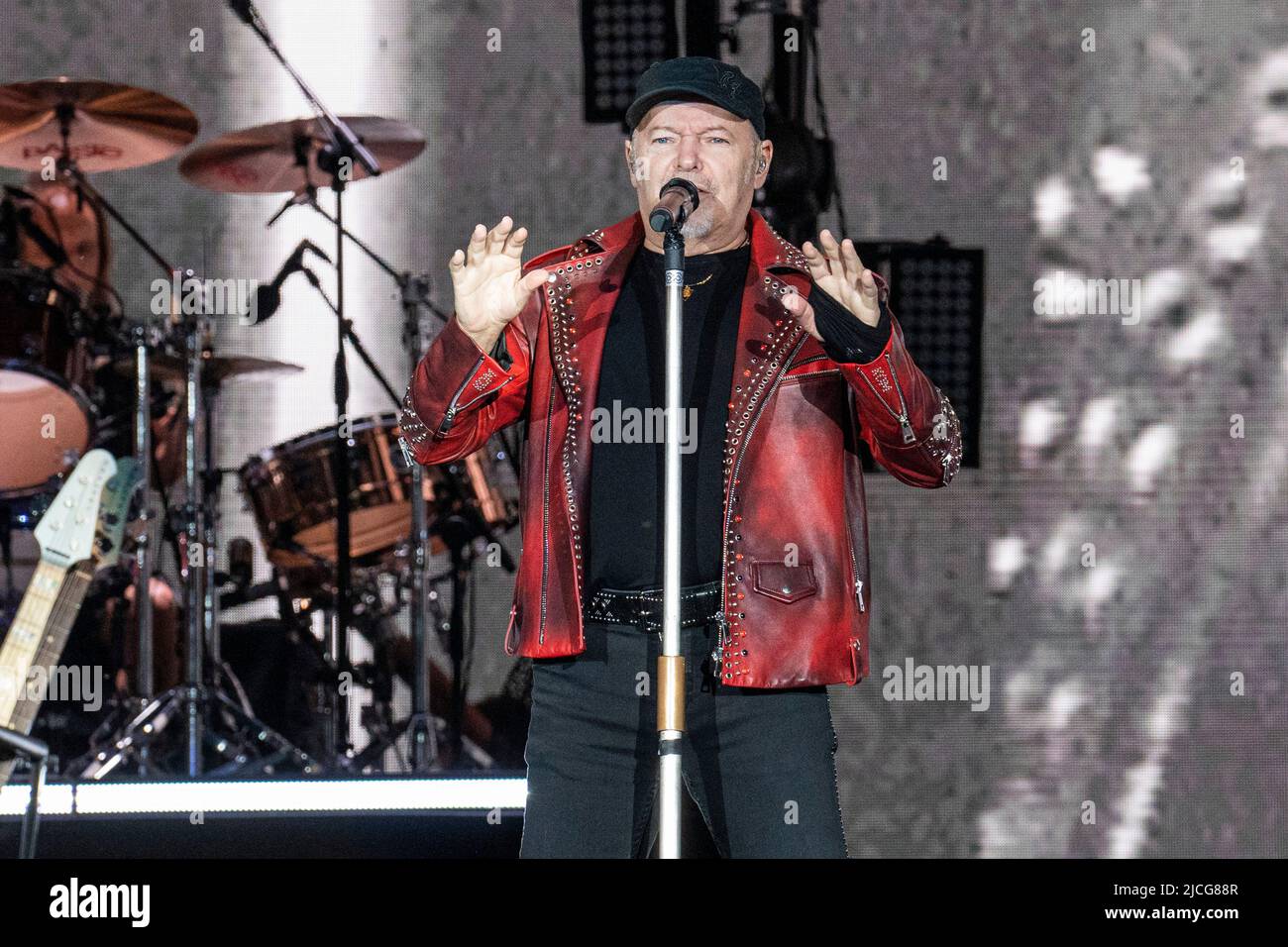 Italian singer, Vasco Rossi performs live on stage at Circo Massimo in ...