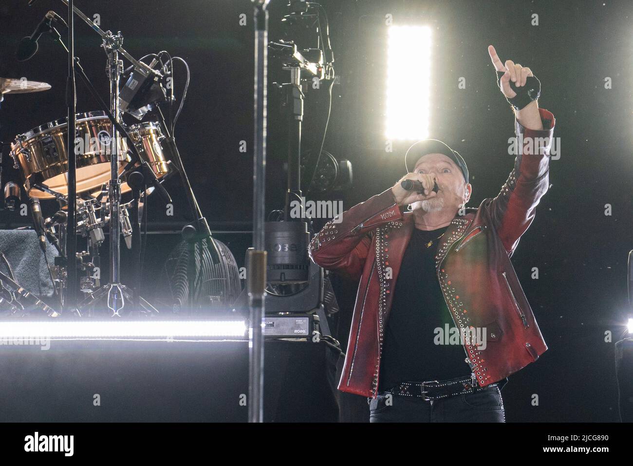 Italian singer, Vasco Rossi performs live on stage at Circo Massimo in ...