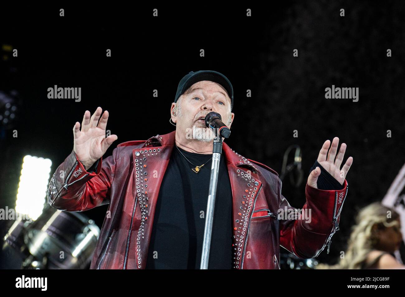 Italian singer, Vasco Rossi performs live on stage at Circo Massimo in ...