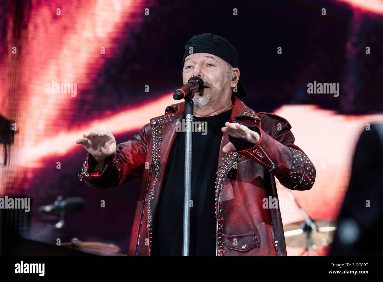 Italian singer, Vasco Rossi performs live on stage at Circo Massimo in ...