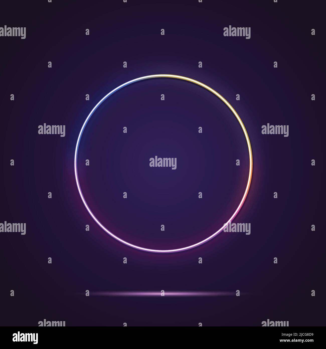 Glowing neon circle Stock Vector Image & Art - Alamy