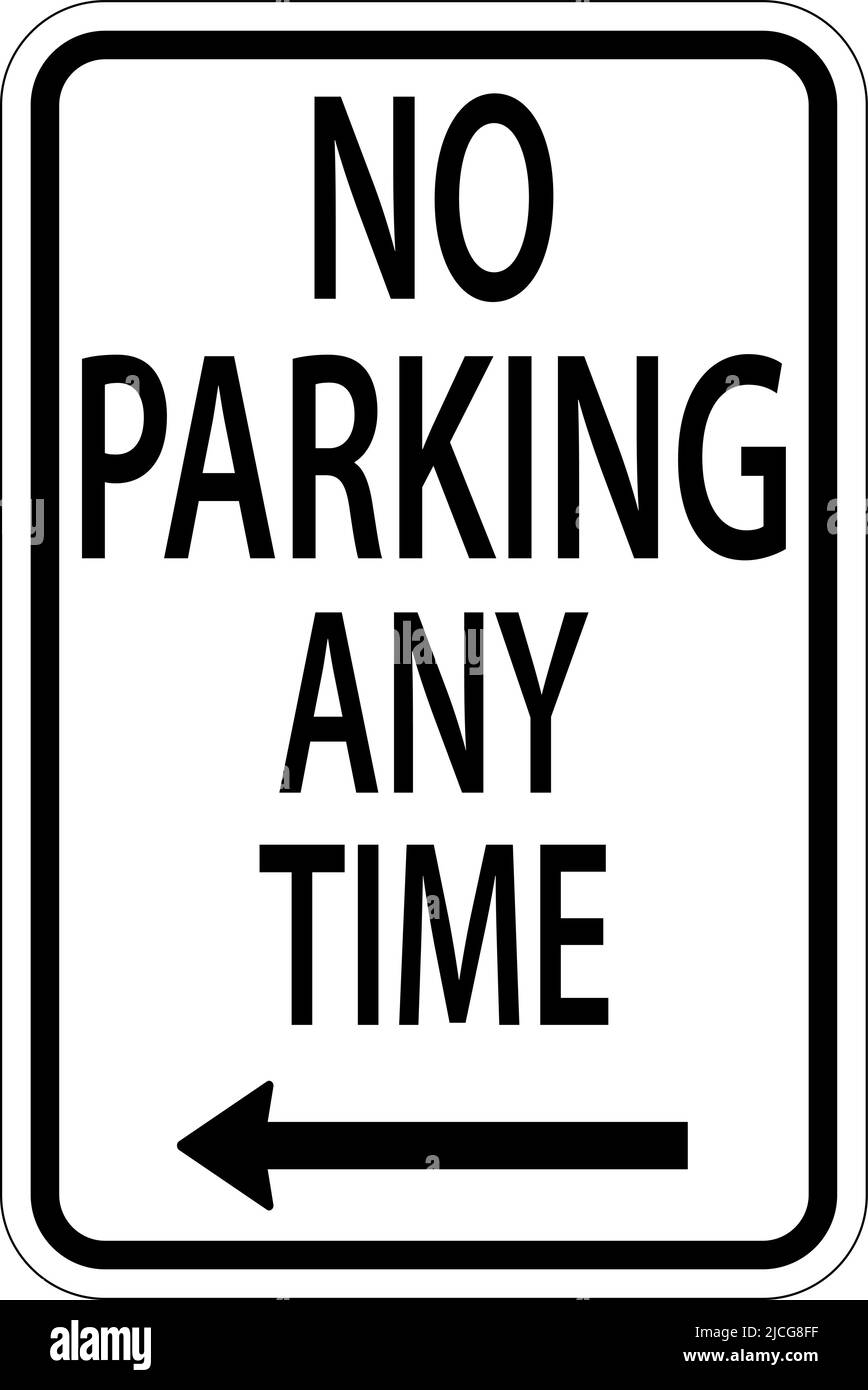 Parking space signage Black and White Stock Photos & Images - Alamy