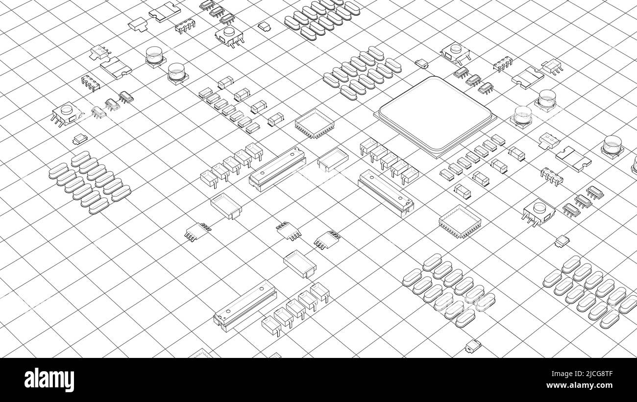 Electricity chips Stock Vector Images - Alamy