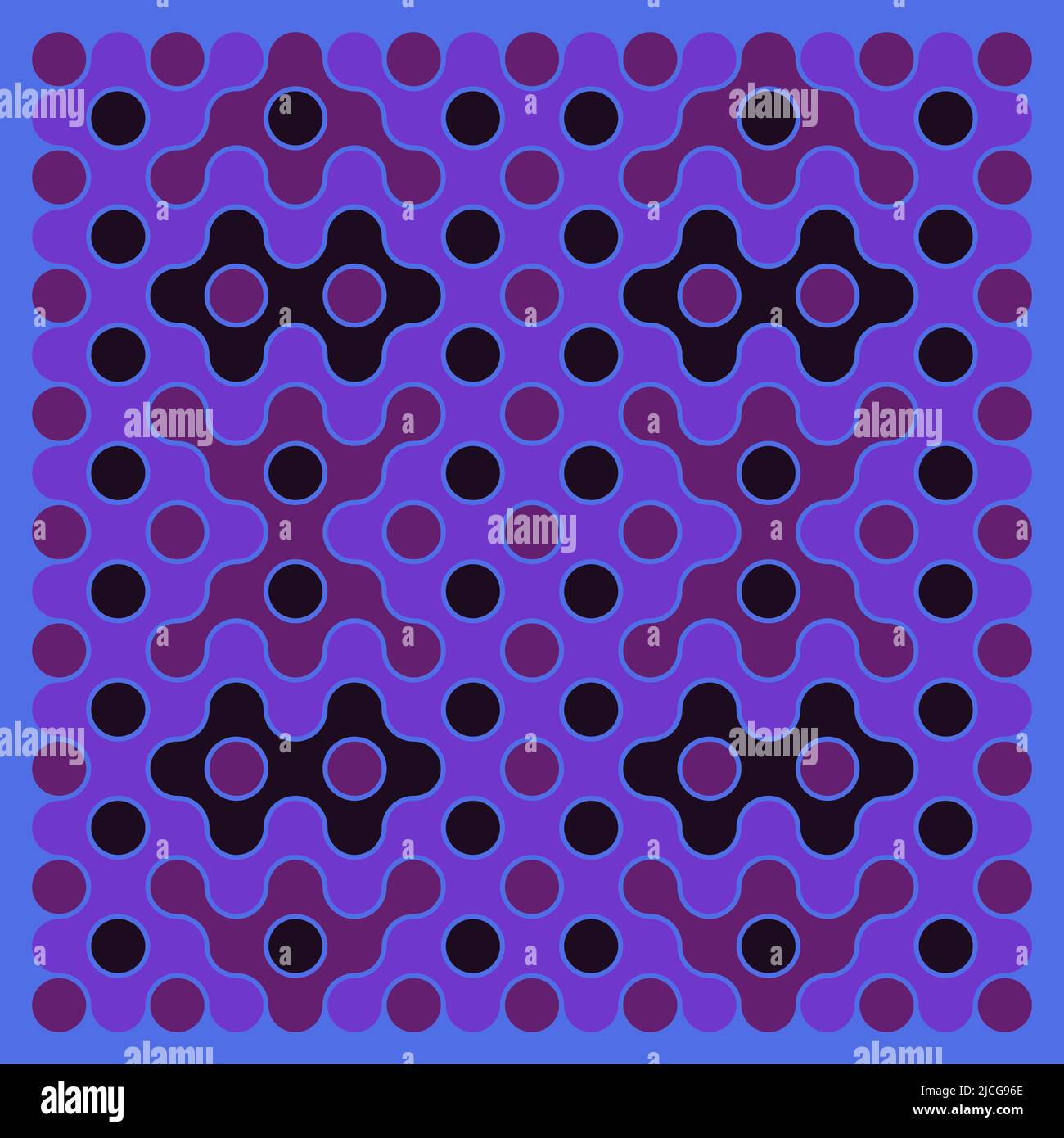 Random color rounded truchet tiling illustration Stock Vector Image ...