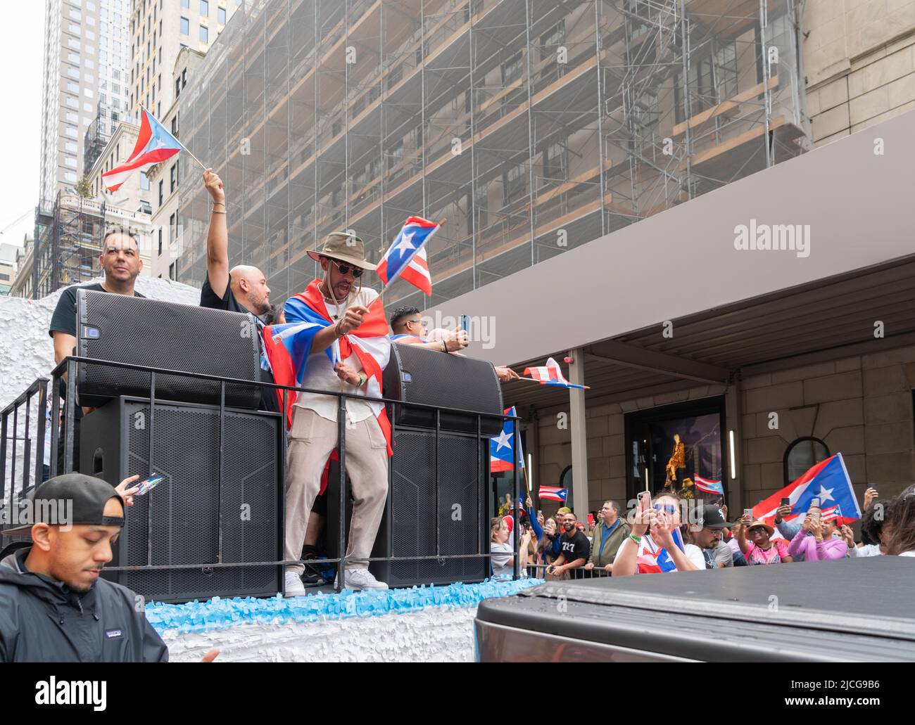 Puerto Rican rapper Benito Antonio Martinez Ocasio known as Bad Bunny ...