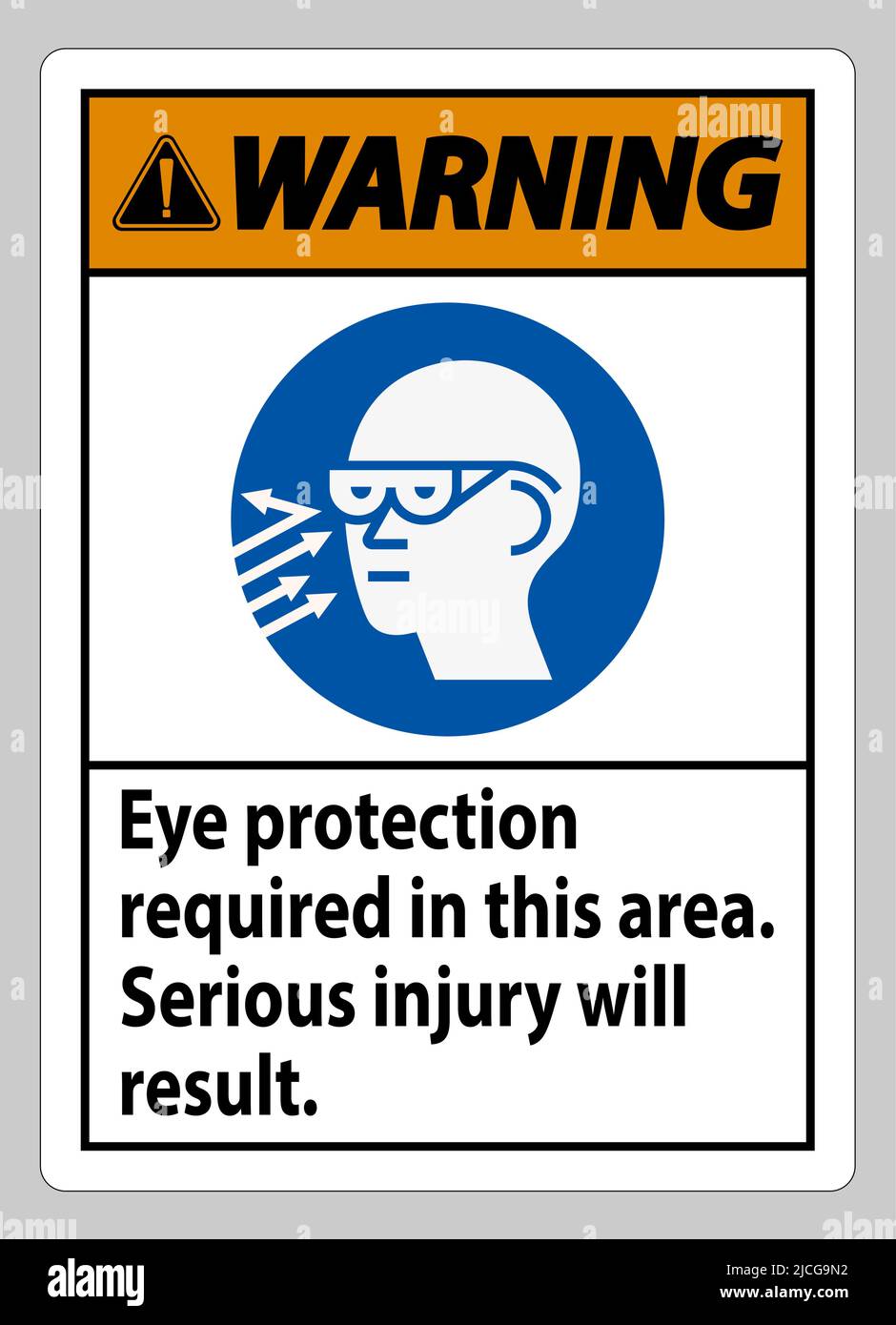 Warning sign head injury Stock Vector Images - Alamy