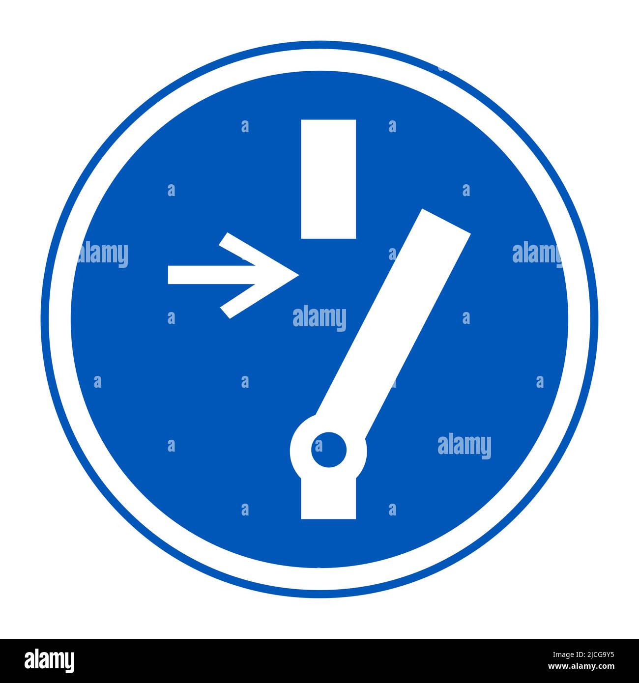 Disconnect Before Carrying Out Maintenance Or Repair Symbol Sign On ...