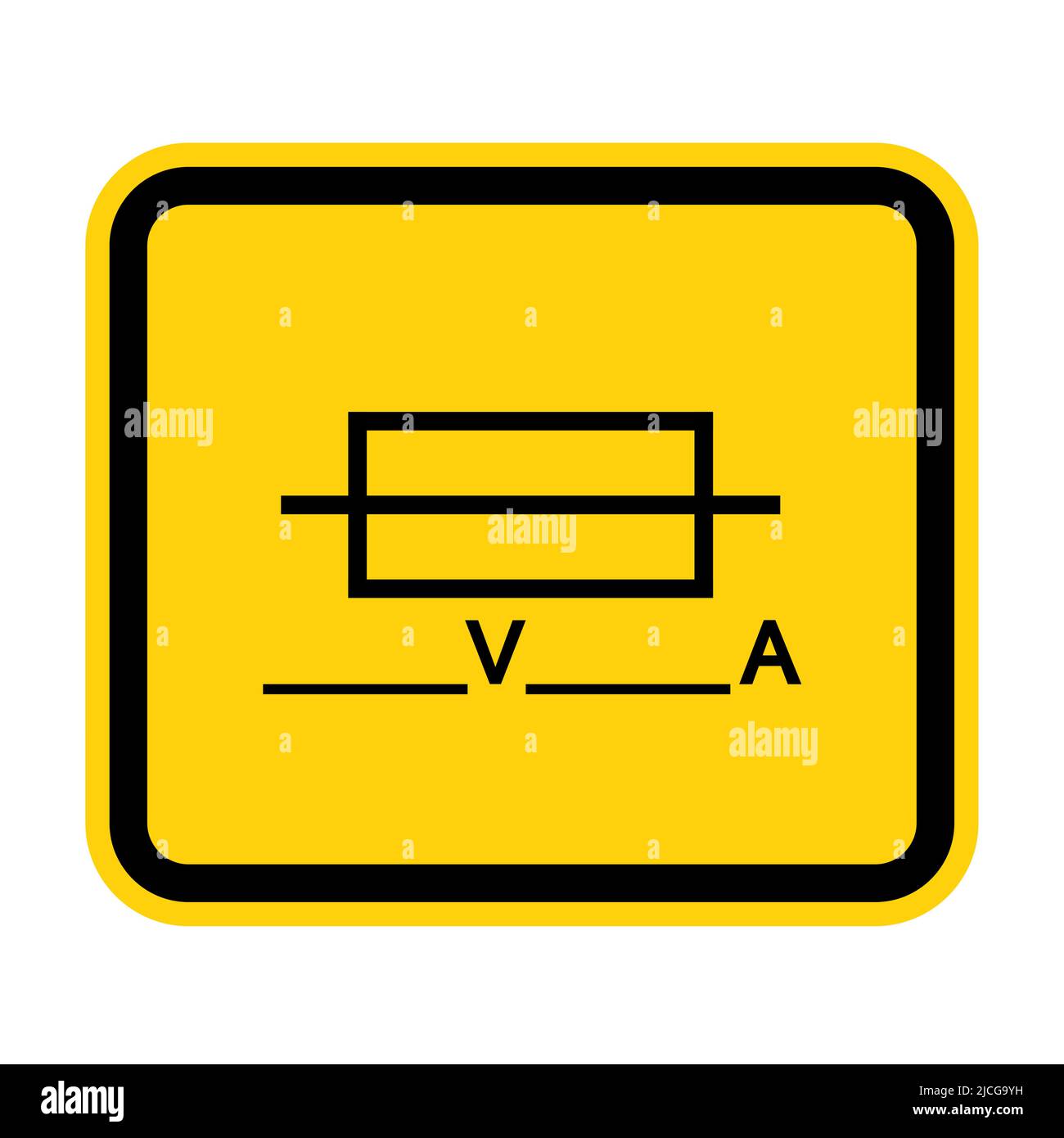 Fuse (Writable) Symbol Sign Isolate On White Background,Vector ...