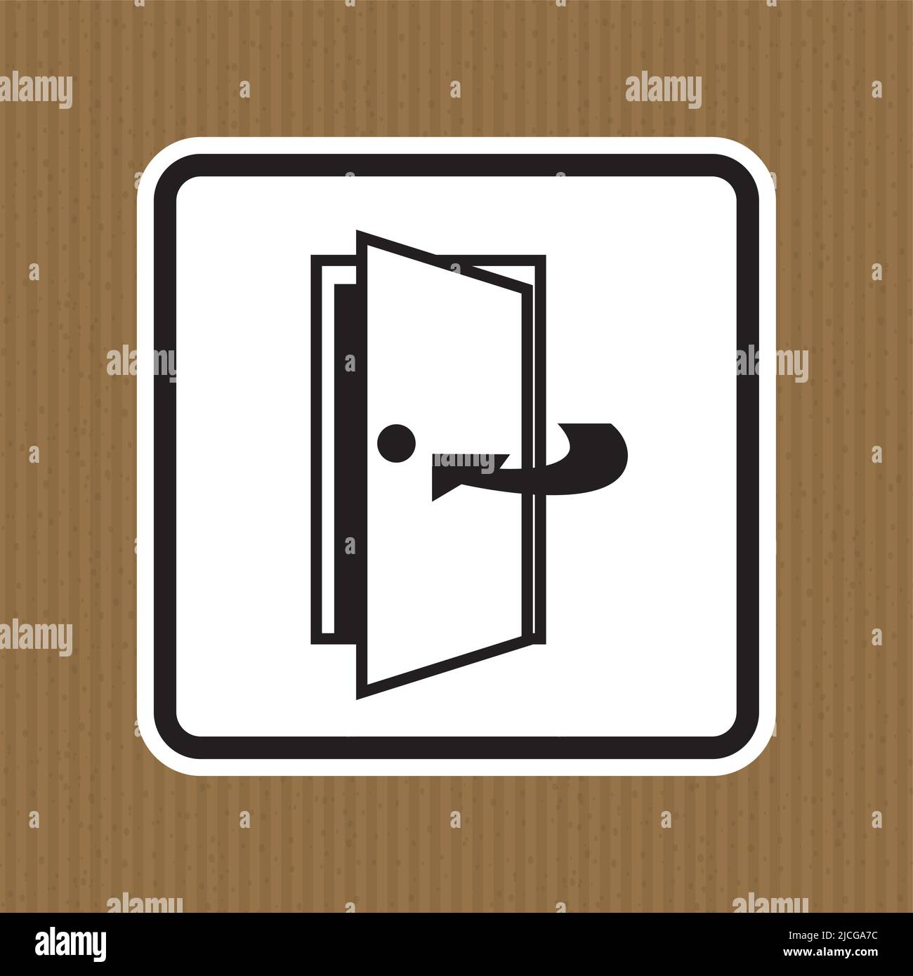 Keep Door Closed Symbol Sign Isolate On White Background,Vector ...