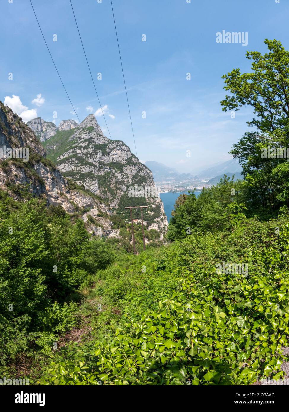Punta Larici spectacular view of the Lake Garda and the Ledro valley ...