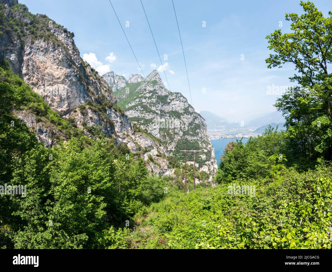 Punta Larici spectacular view of the Lake Garda and the Ledro valley ...