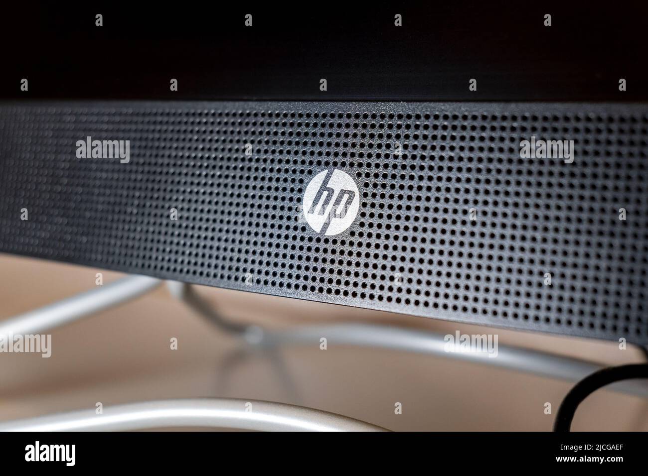 Hp laptop logo hi-res stock photography and images - Alamy