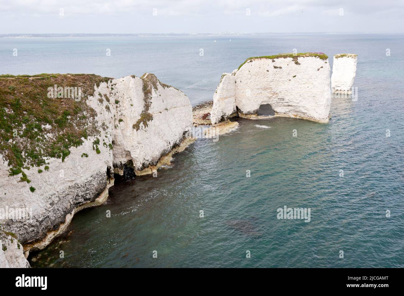 Old Harry Rocks and the Pinnacles, Dorset, England Stock Photo - Alamy