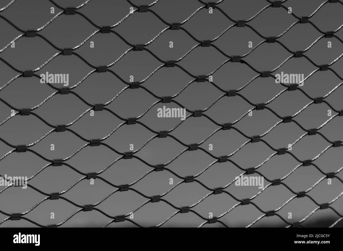 Galvanized wire mesh Black and White Stock Photos & Images - Alamy