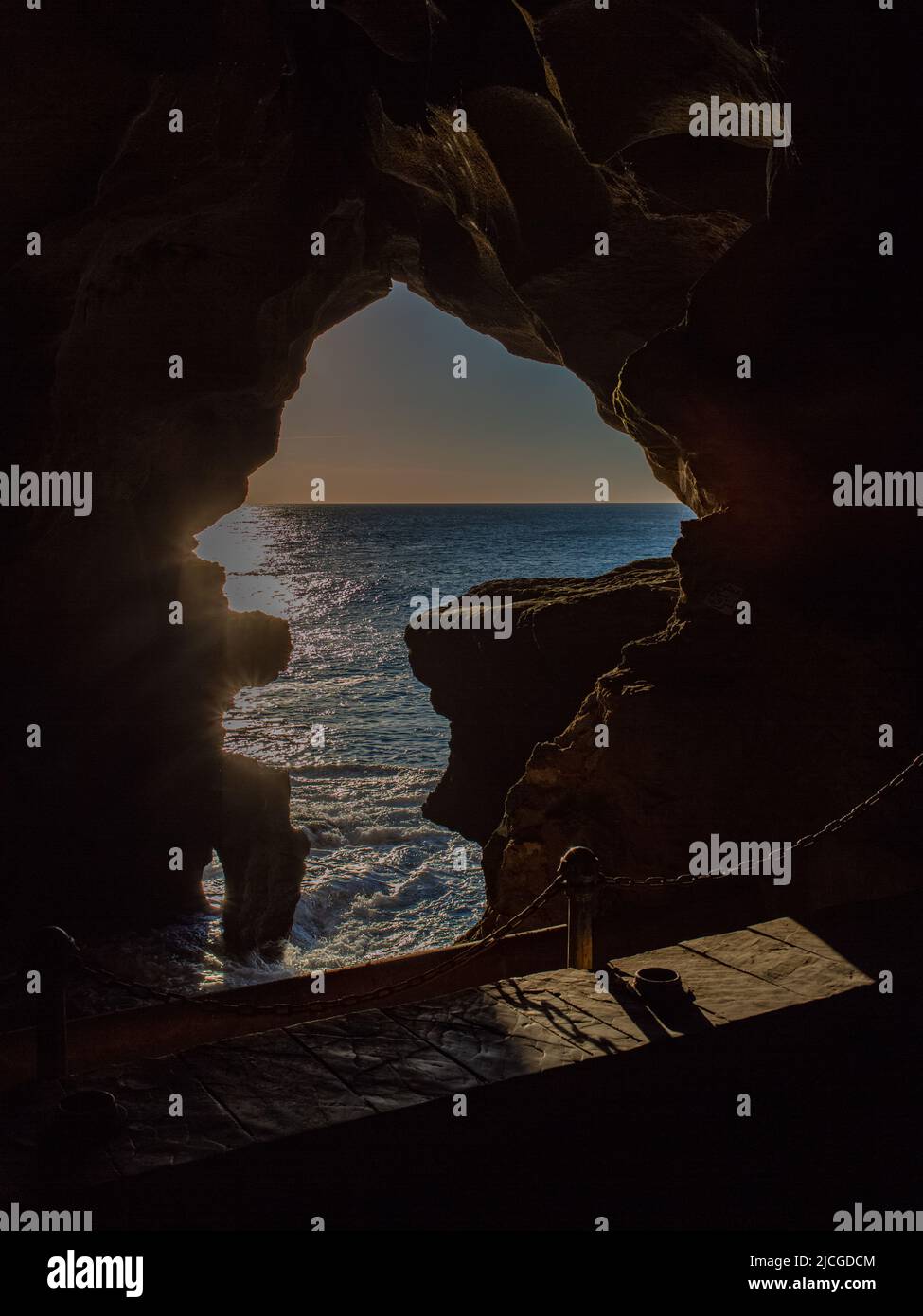 The caves of Hercules In Cap Spartel in Morocco Stock Photo - Alamy