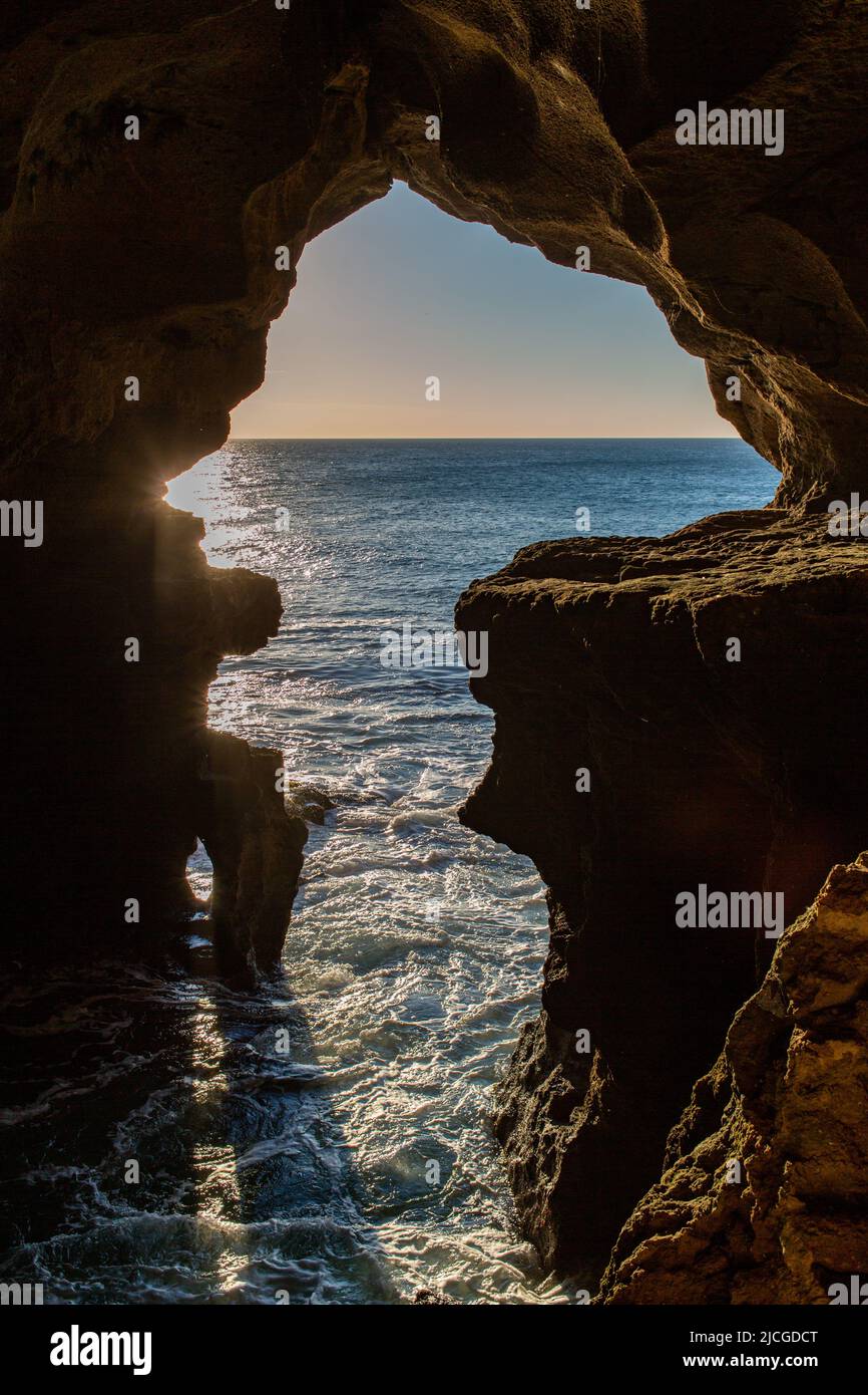 The caves of Hercules In Cap Spartel in Morocco Stock Photo - Alamy