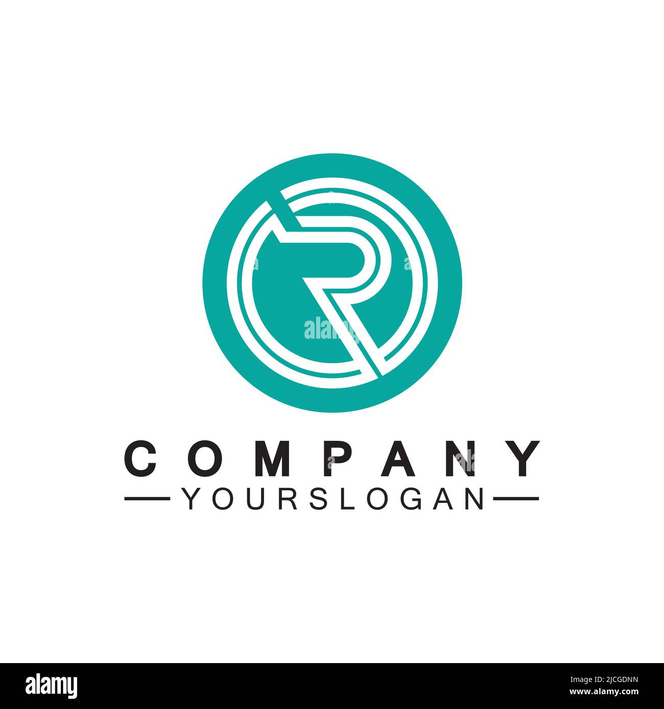 Letter R Monogram Logo Design Brand Identity Logos Designs Vector ...