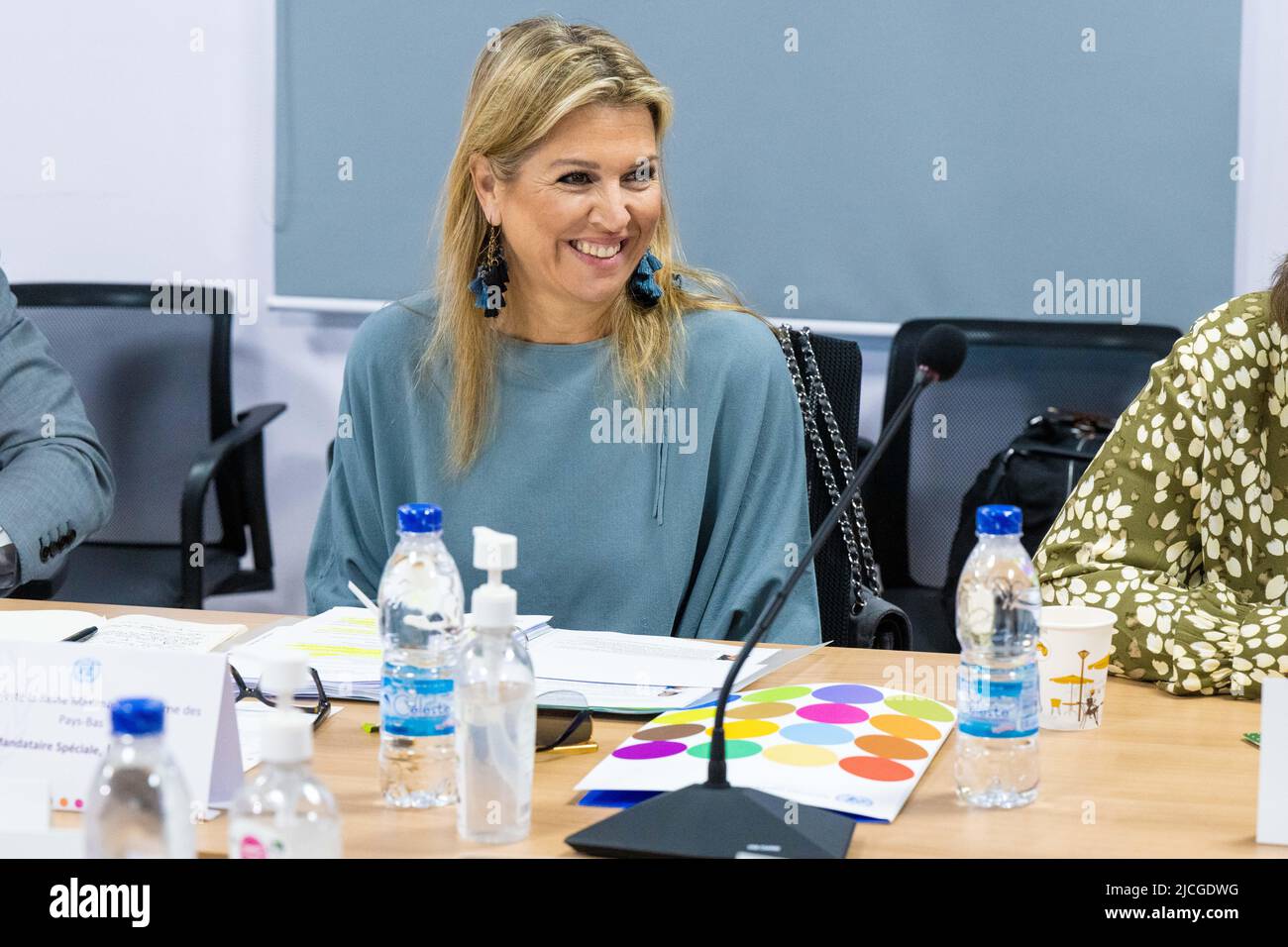 Abidjan, Ivory Coast - 13 Jun 2022 Queen Maxima of the Netherlands ...