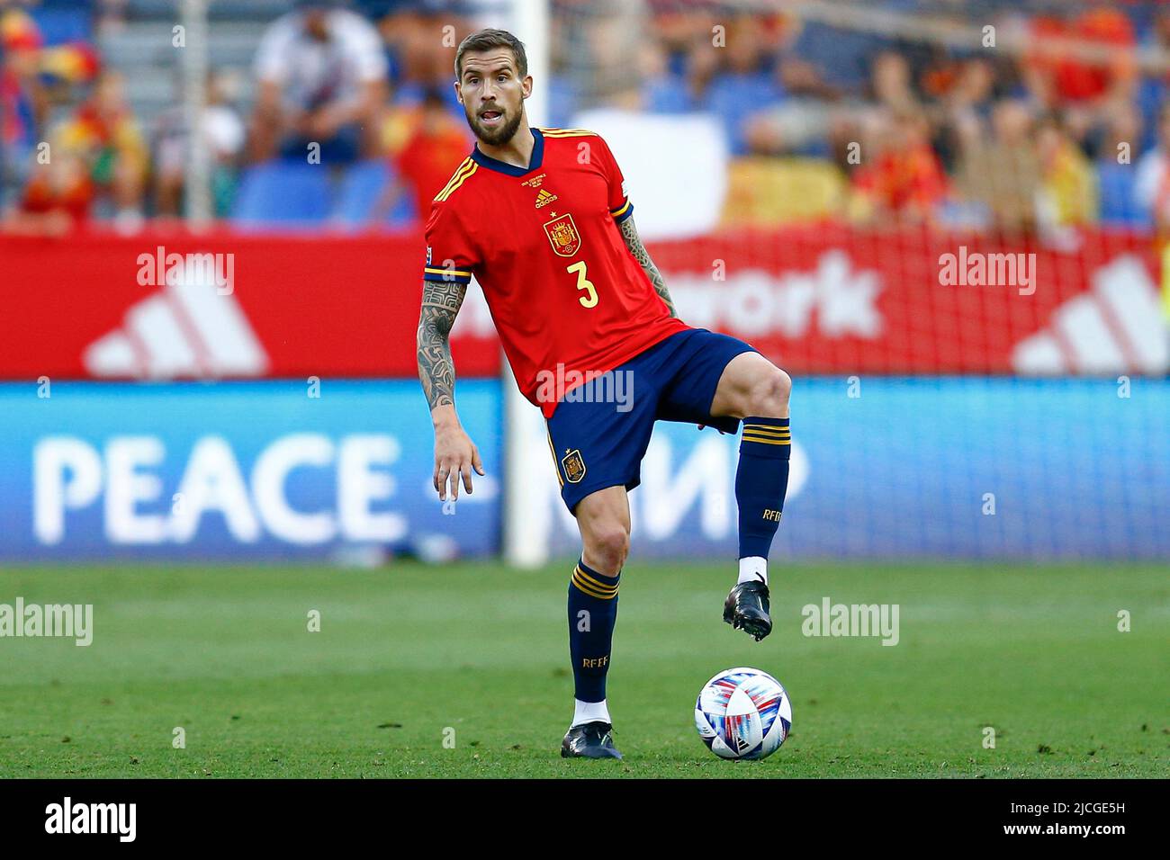 Inigo Martinez of Spain during the UEFA Nations League match between ...