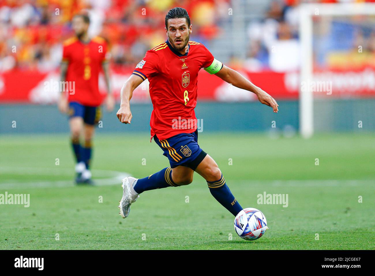 Koke Resurrecion of Spain during the UEFA Nations League match between ...