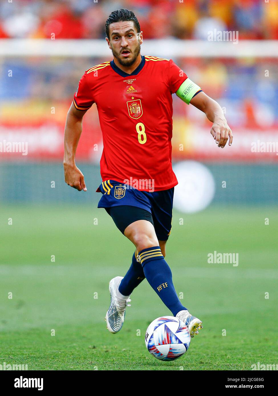 Koke Resurrecion of Spain during the UEFA Nations League match between ...