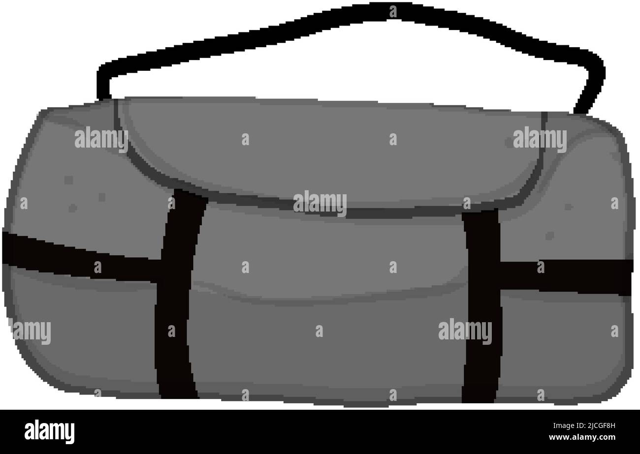 adventure bag camp cartoon vector illustration Stock Vector Image & Art ...