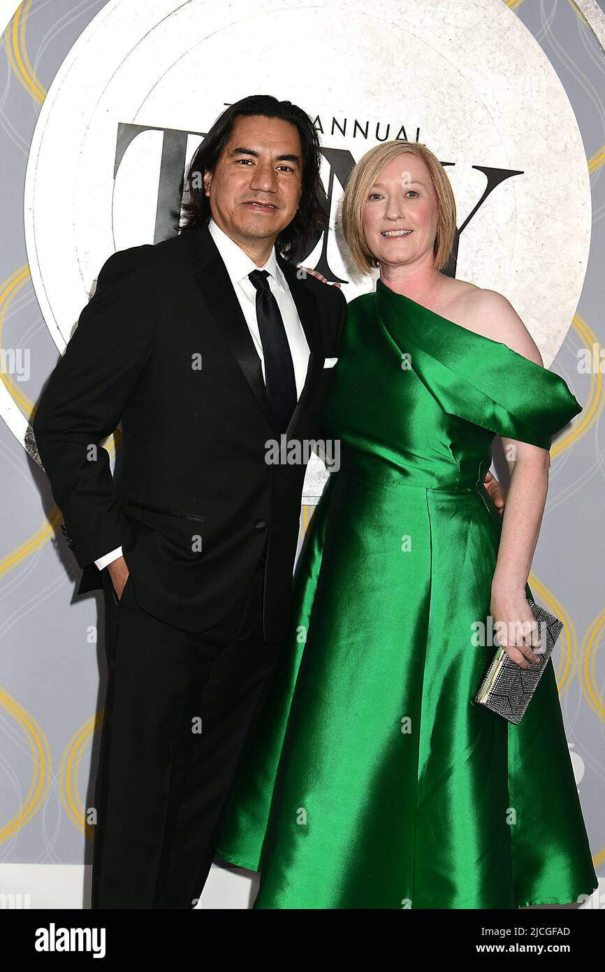 Felix Cisneros III and Heather Hitchens attends the 75th Annual Tony ...