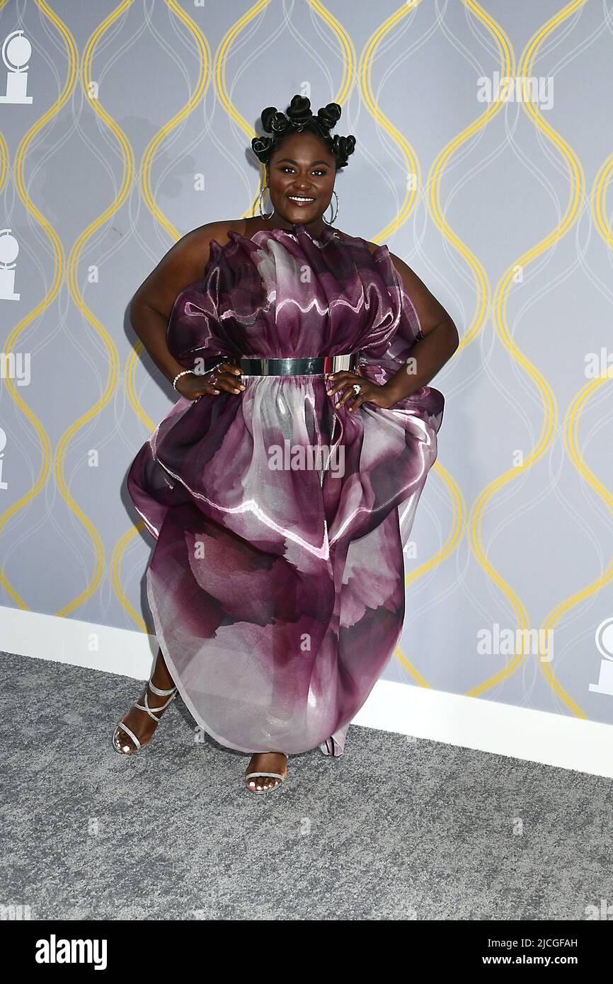 Danielle Brooks attends the 75th Annual Tony Awards on June 12, 2022 at ...