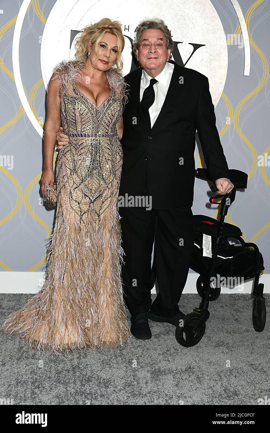 Elizabeth Winford and Garth Drabinsky attend the 75th Annual Tony ...