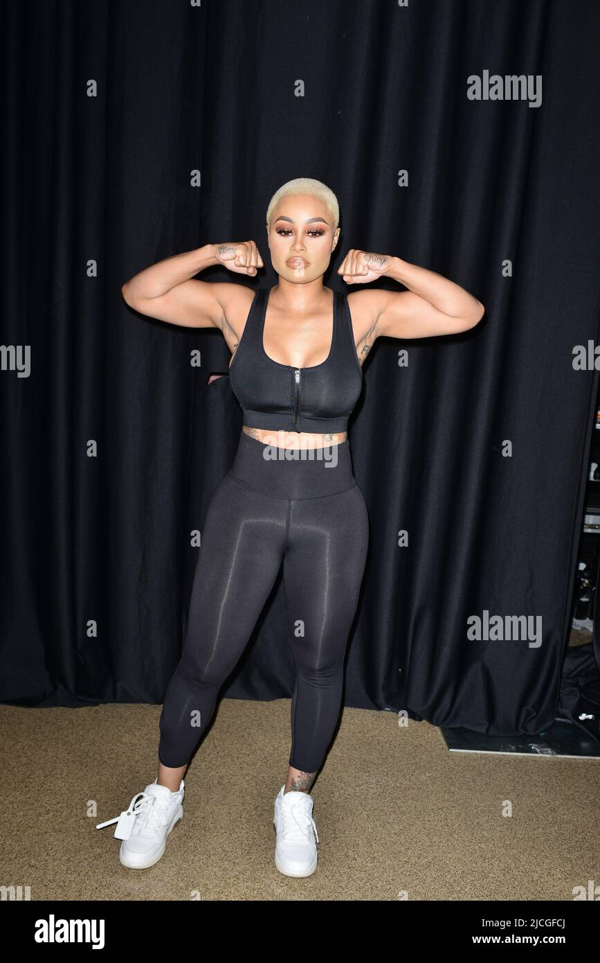 Pembroke Pines Fl June 10 Blac Chyna Poses For Portrait During The Celebrity Boxing Match