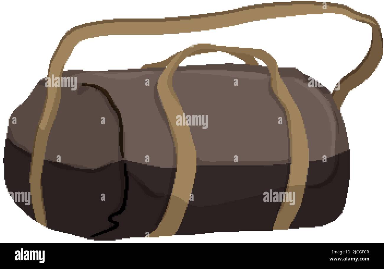 travel bag camp cartoon vector illustration Stock Vector Image & Art ...