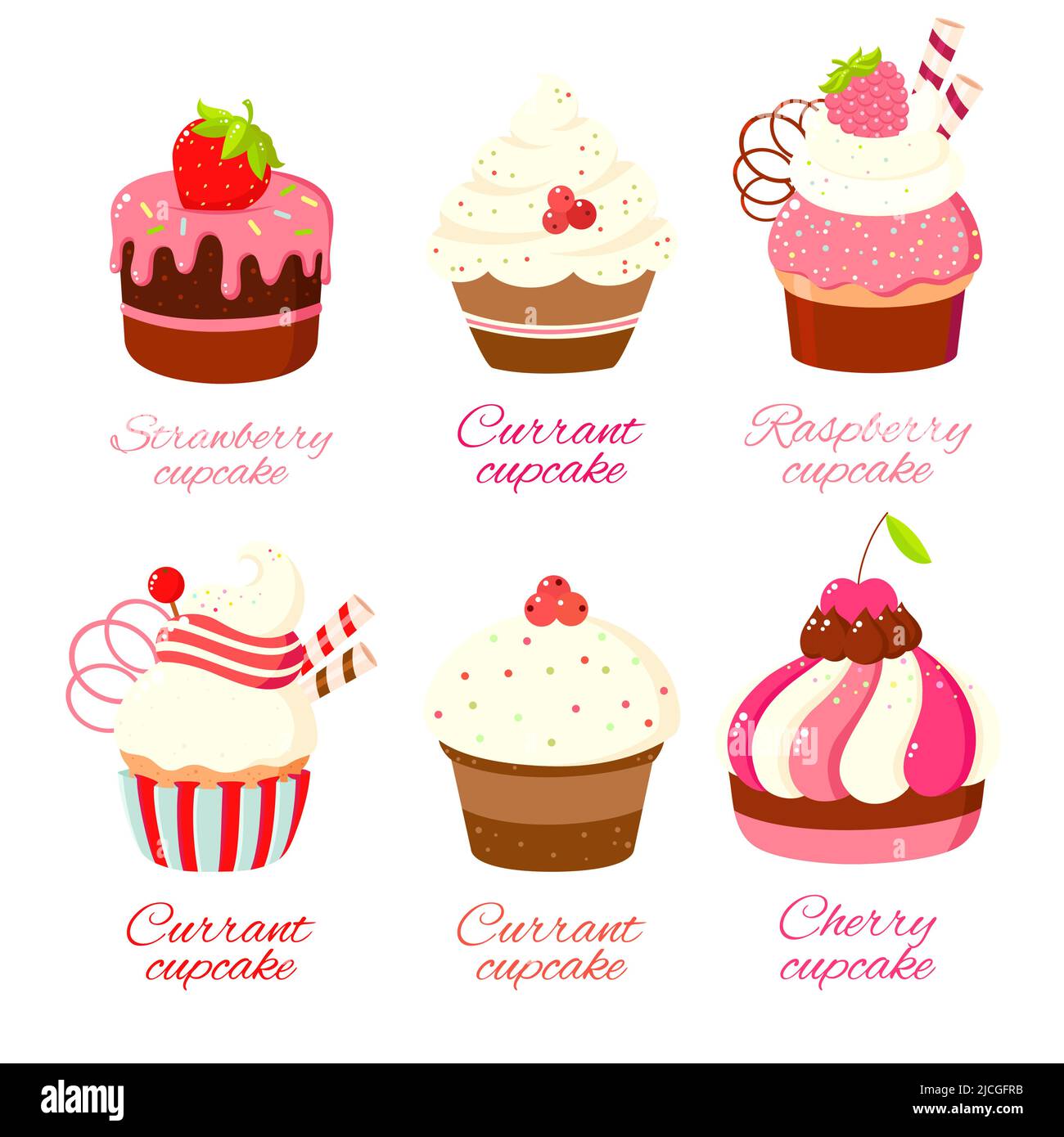 Raspberry kawaii Stock Vector Images - Alamy