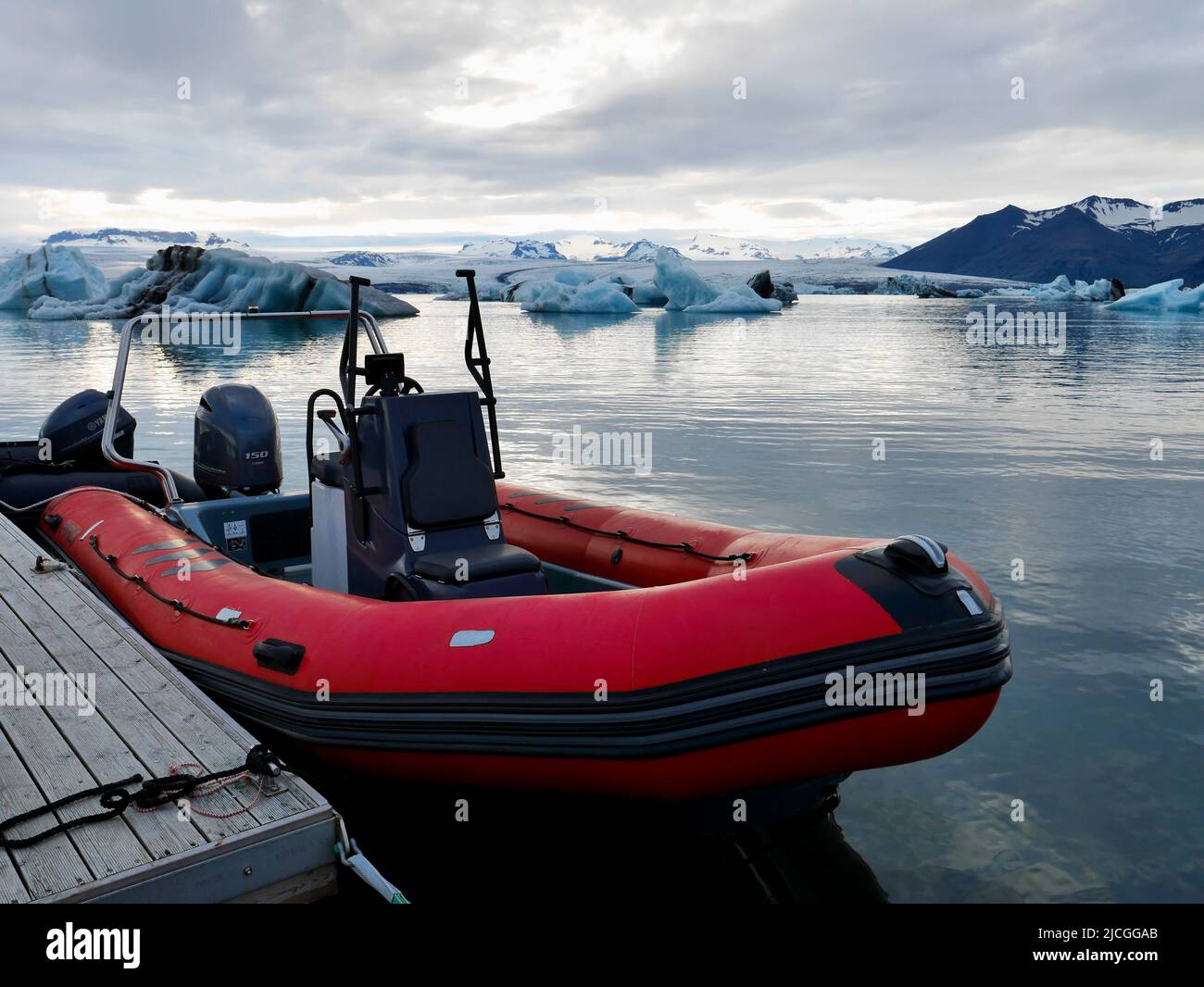 Red zodiac boat hi-res stock photography and images - Alamy