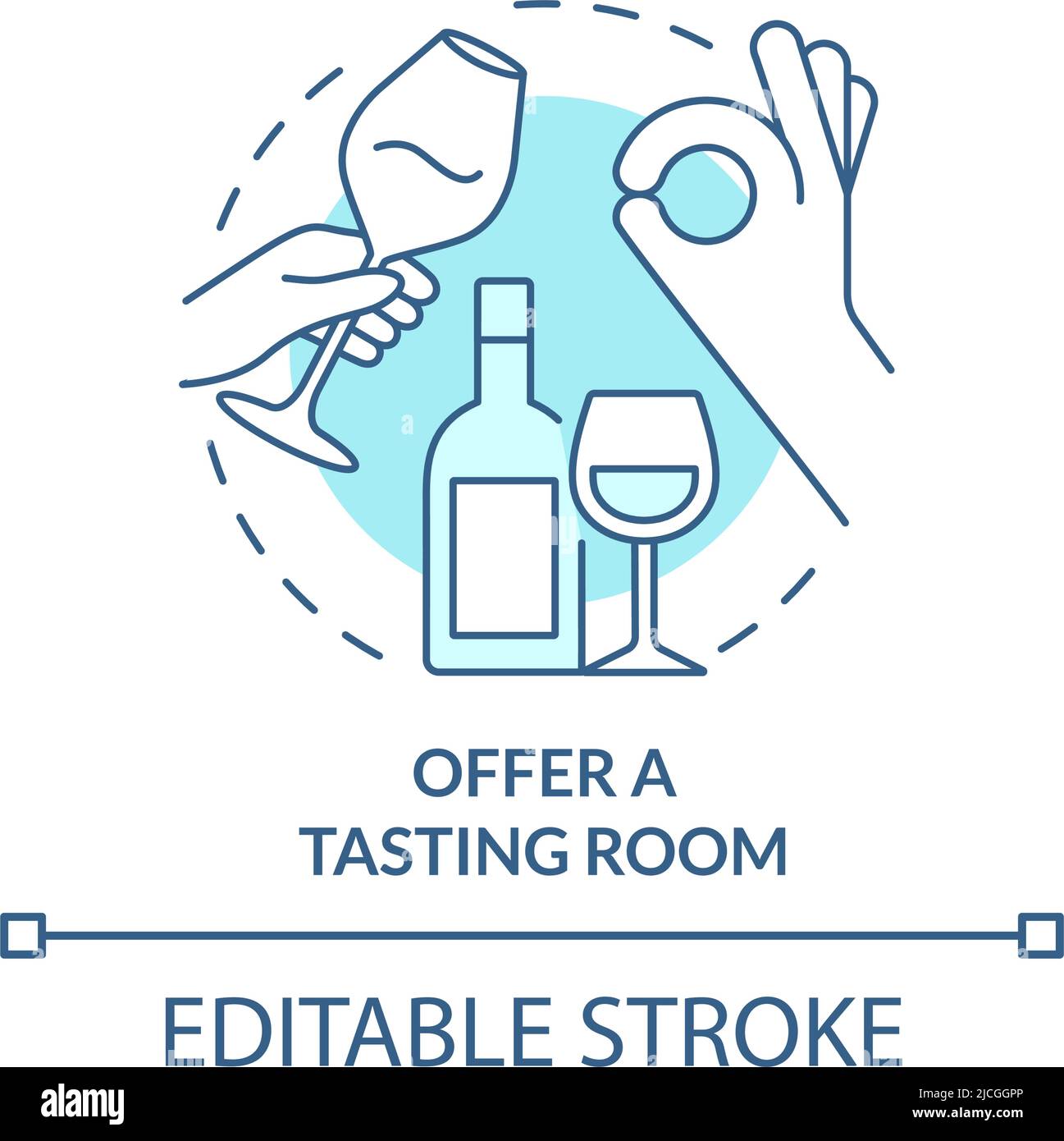 Wine tasting room Stock Vector Images - Alamy
