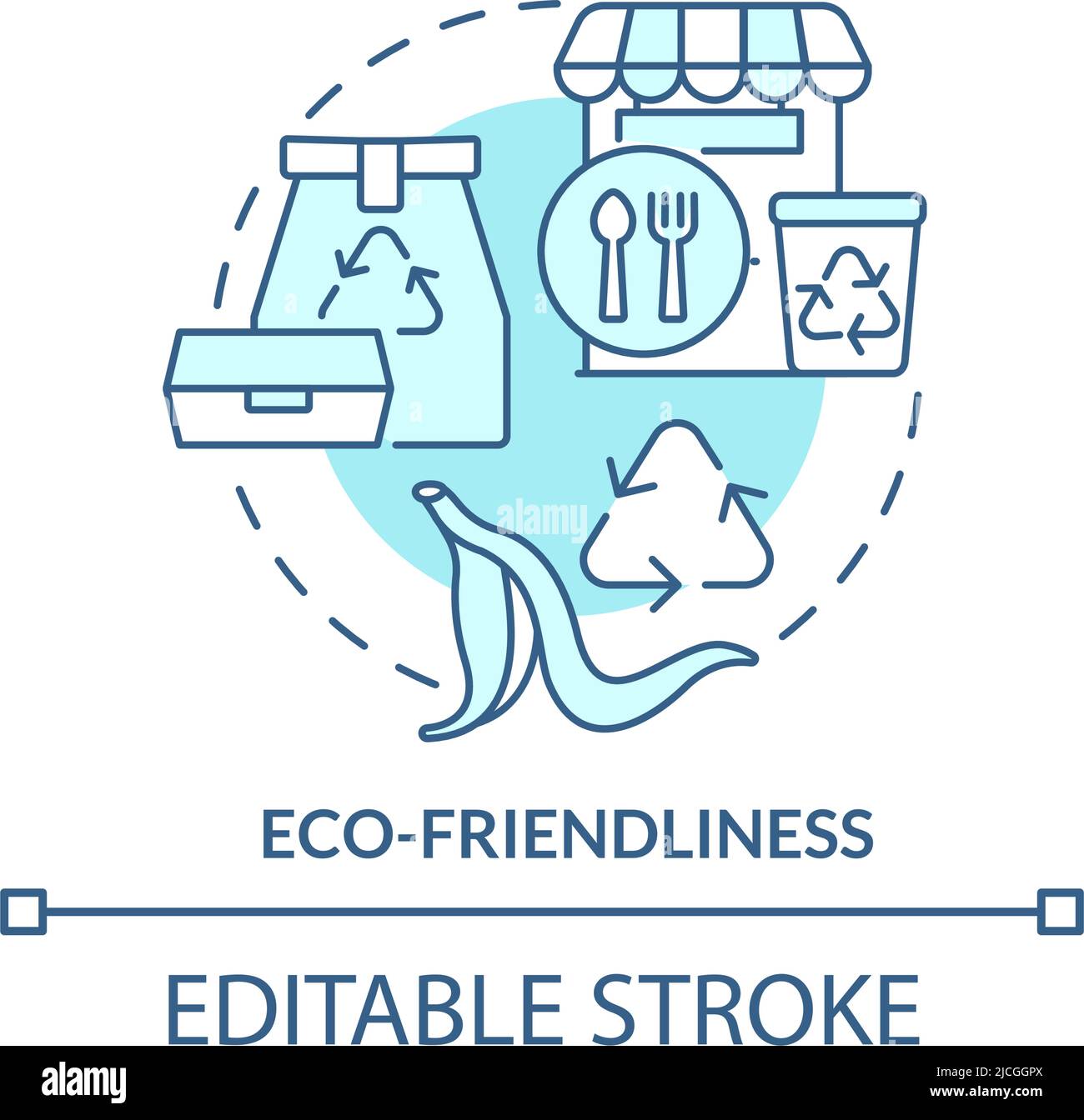 Sustainable vegan restaurant Stock Vector Images - Alamy