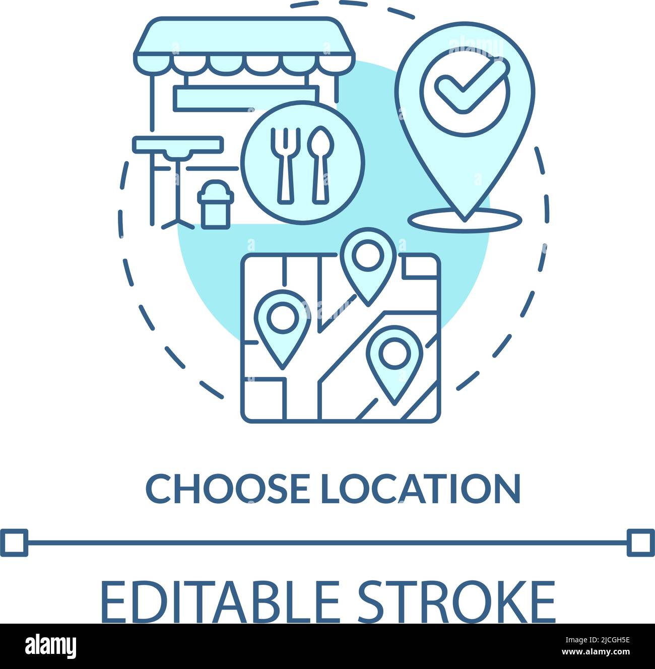 Plan establishment Stock Vector Images - Alamy