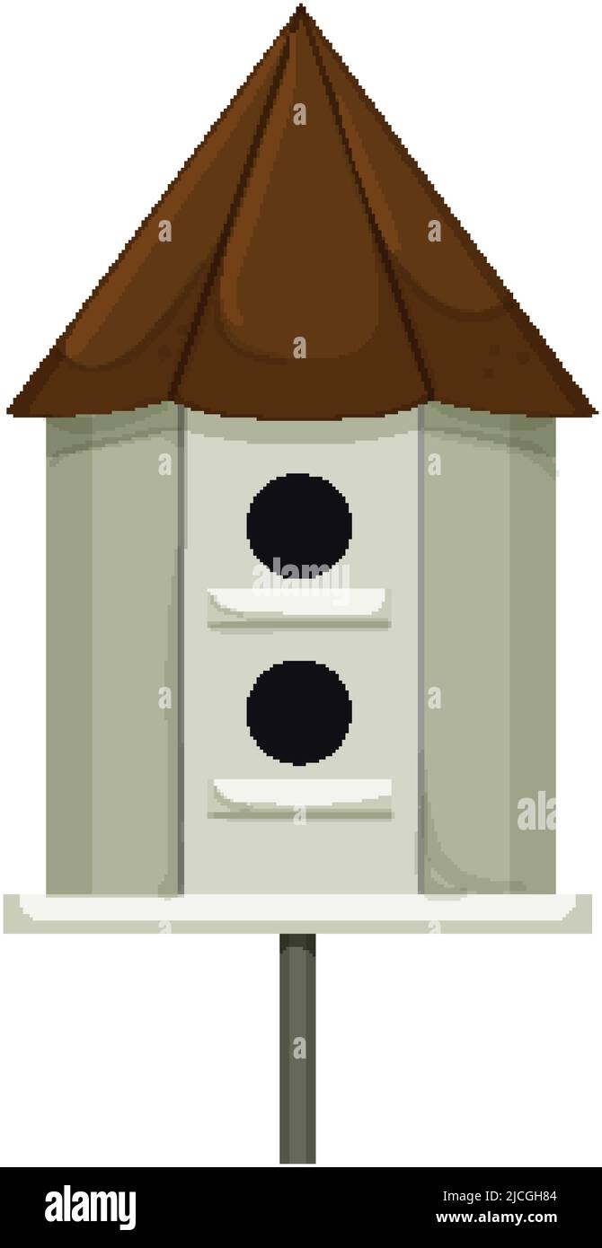home bird house cartoon vector illustration Stock Vector Image & Art ...