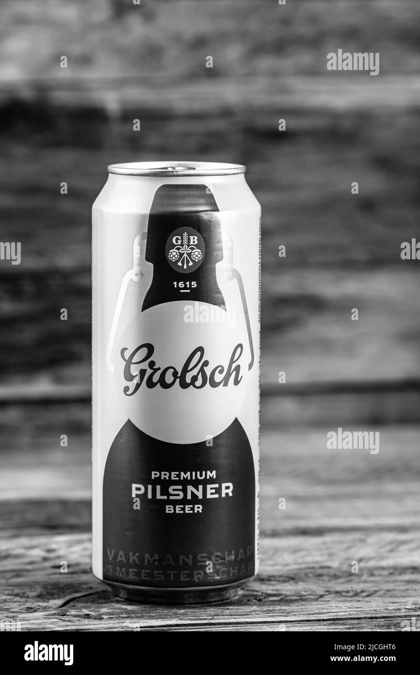 Grolsch Premium Pilsner - Grolsch Beer. Bucharest, Romania, 2022 Stock ...