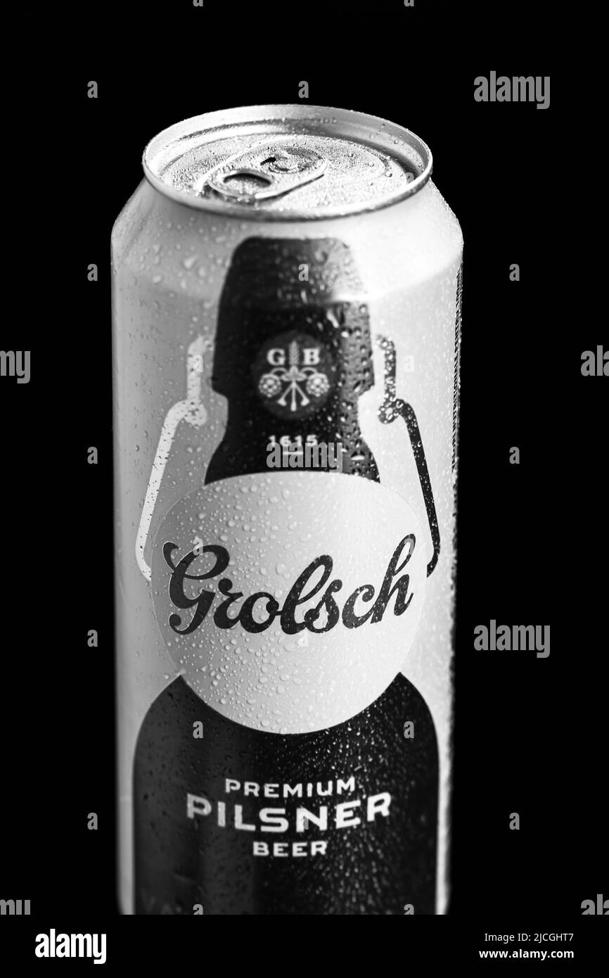 Grolsch Premium Pilsner - Grolsch Beer. Bucharest, Romania, 2022 Stock ...