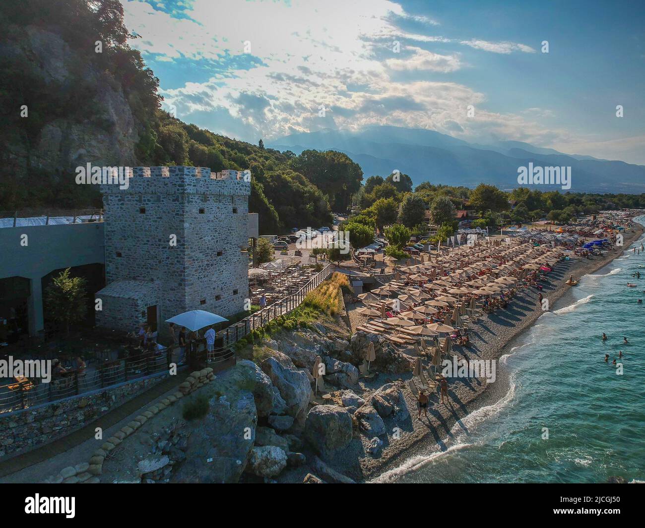 Old castle in platamonas greece hi-res stock photography and images - Alamy