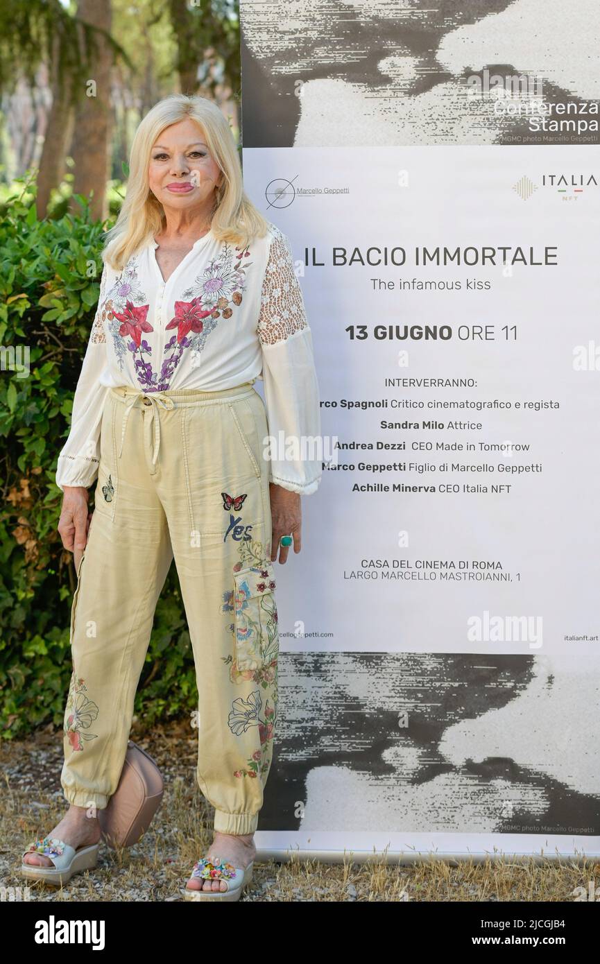 Rome, Italy. 13th June, 2022. Sandra Milo attends the photocall of Il ...