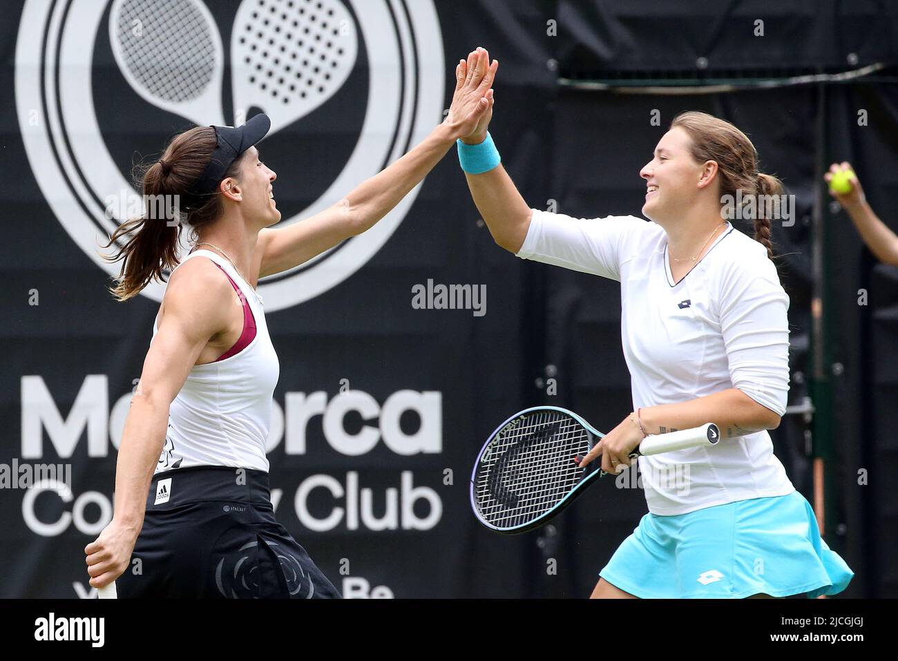 Berlin, Germany. 13th June, 2022. Tennis: WTA Tour, doubles, 1st round ...